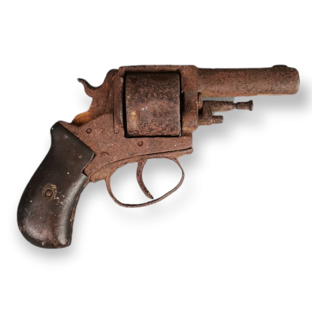 Leilão 278 - Coleccionismo: ‹11.› REVÓLVER ANTIGO