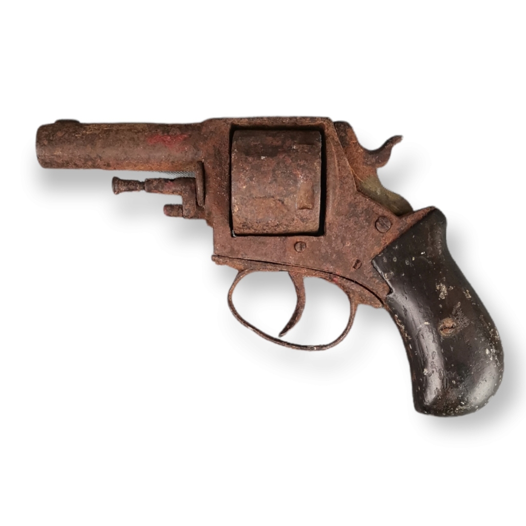 Leilão 278 - Coleccionismo: ‹11.› REVÓLVER ANTIGO