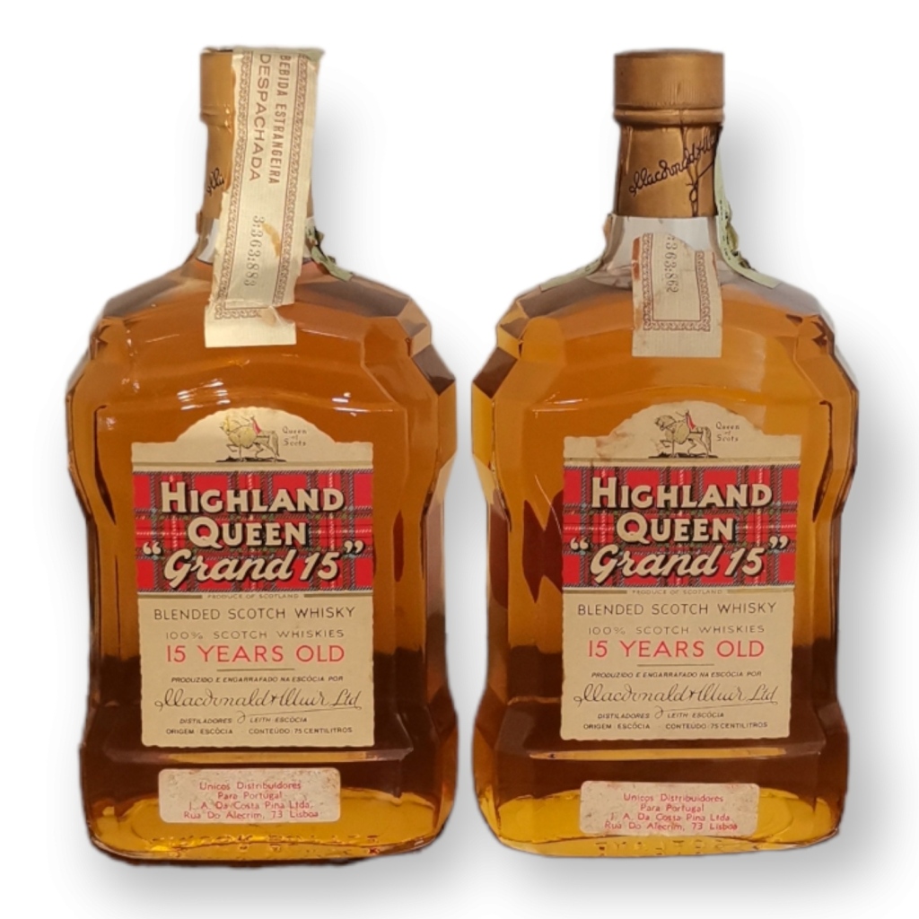 Leilão 310 - Vinhos e bebidas: ‹24.› HIGHLAND QUEEN 15 ANOS (2)